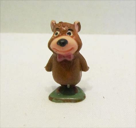 Marx Tv Tinykins 1960s Yogi Bear Boo Boo Hanna Barbera Cartoon Figure Tinykin 1846190798