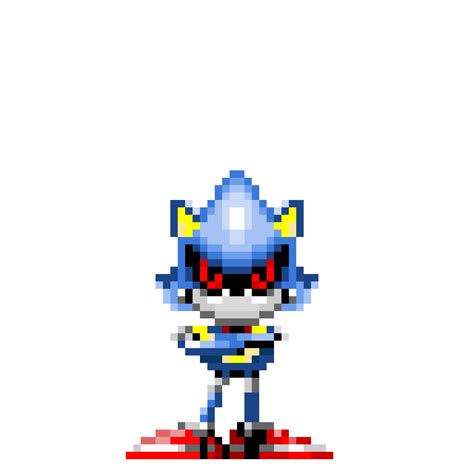 Metal Sonic Pixel Art