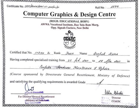 Computer Hardware Training Certificate Ppt