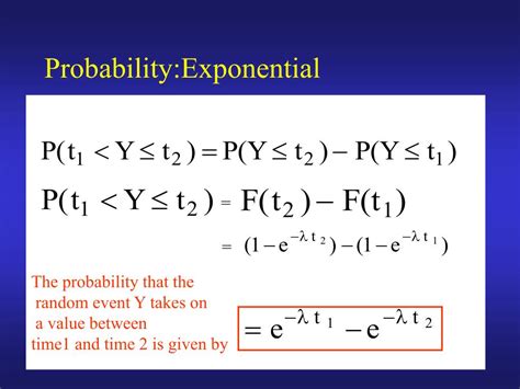 Ppt Stat131 Week 7 L1b Exponential Distribution And Relationship To