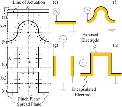 Schematic Of The Different Electrode Geometries And Electrical