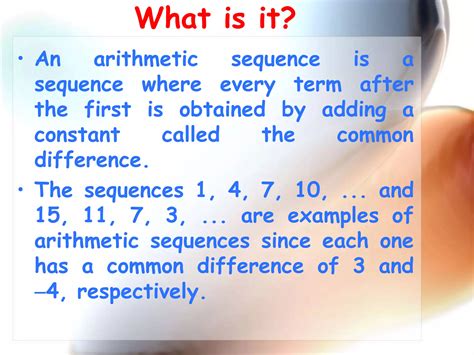 Arithmetic Sequenceppt
