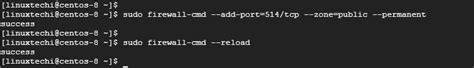 How To Configure Rsyslog Server In Centos 8 Rhel 8