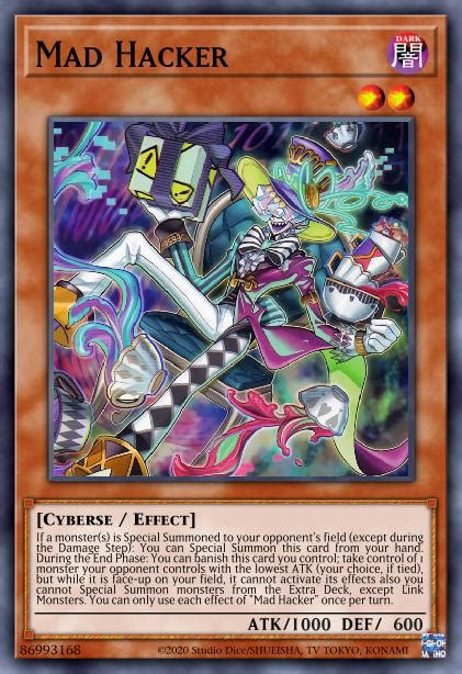 Mad Hacker Yu Gi Oh Tcg Ygo Cards