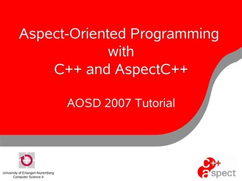 Pdf Aspect Oriented Programming With C And Aspectc · Writing Aspect Oriented Code With