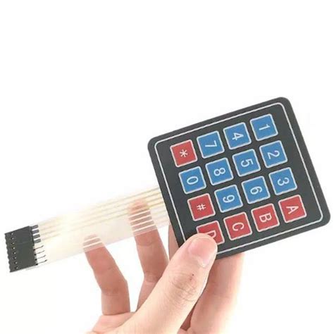 Membrane Switch Keypad Module 16 Key 4x4 Matrix Array 4x4 8 Pin