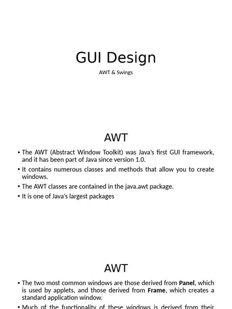 Gui Design Pdf
