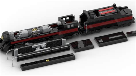Lego Moc Moc Locomotive Norfolk And Western Class J 611 Steam Moc
