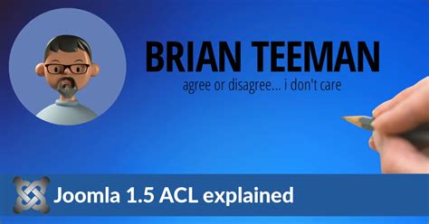 Joomla ACL Explained