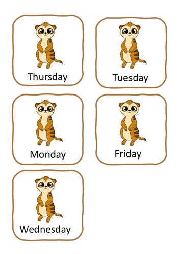 Visual Timetable Ks2 Teaching Resources