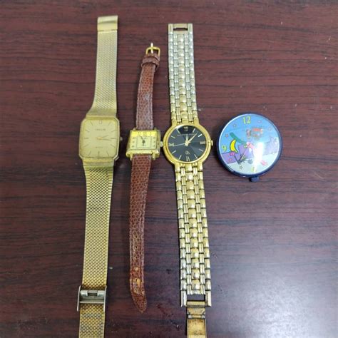 Yahooオークション 【t0114】ジャンク品腕 時計 まとめ4点 不動品