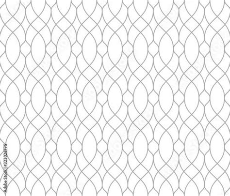 The Geometric Pattern With Wavy Lines Seamless Vector Background White And Grey Texture