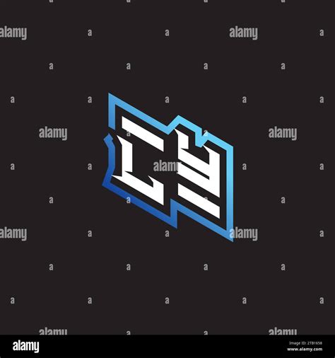 Ly Initial Gaming Team Youtube Twitch And Clipart Stock Illustration Logo Stock Vector Image