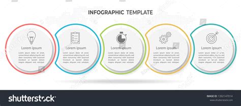 Timeline Circle Infographic Template 5 Options Stock Vector Royalty Free 1392147014 Shutterstock