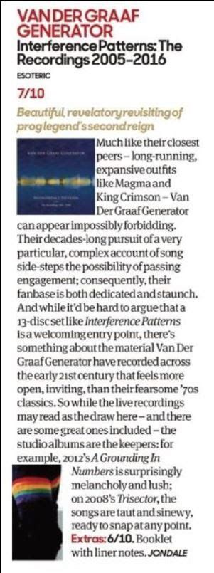 Van Der Graaf Generator Interference Patterns Box