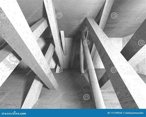 Abstract Geometric Concrete Architecture Background Stock Illustration Illustration Of Chaos