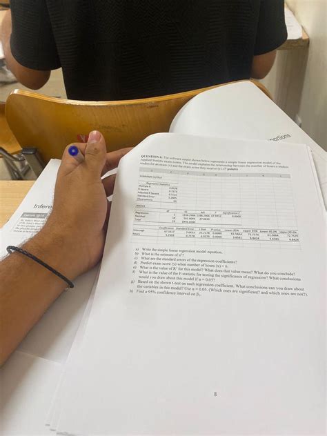 Solved A ﻿write The Simple Linear Regression Model