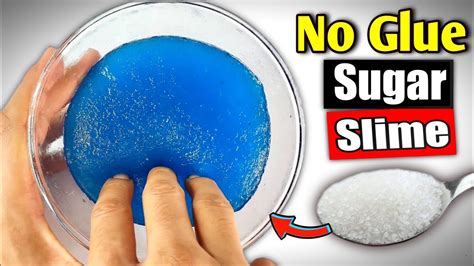 Edible No Glue Sugar Slime🤤👅🎧 How To Make Jelly Slime With Sugar