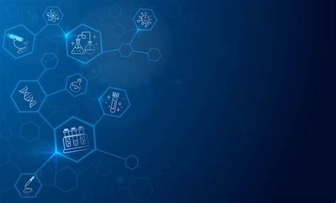 Premium Vector Background Of Molecules