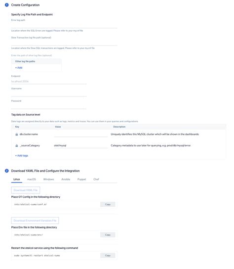 Mysql Opentelemetry Collector Sumo Logic Docs