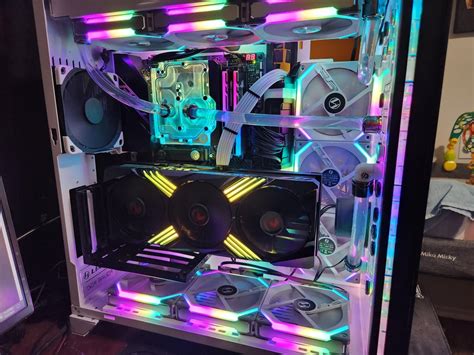 Small Case 4090 Fe 5800x3d Corsair Sf750 In Lian Li O11 Air Mini R Nvidia