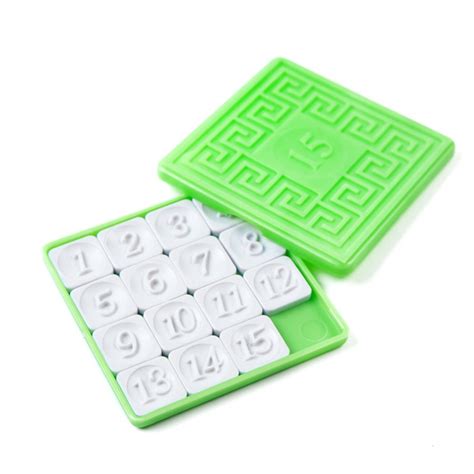 Пятнашки Классические пятнашки, зеленые, головоломки, 1 шт., игры для ...