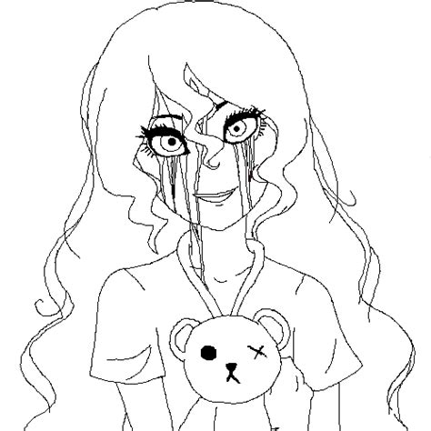 Creepy Girl Drawings