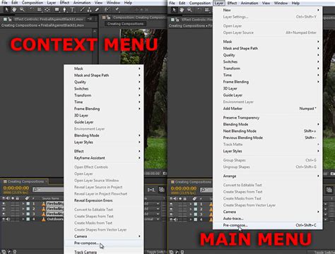 After Effects Basics Compositions And Pre Composing