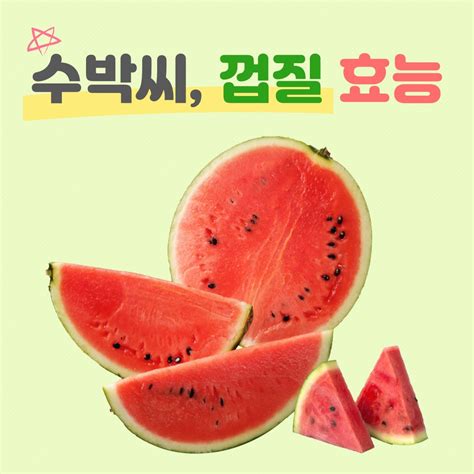 수박 효능 및 알레르기 수박씨 껍질 효능까지 A22