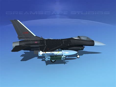 제너럴 다이내믹스 F 16a 팔콘 V22 3d 모델 99 Unknown Free3d