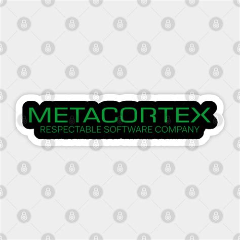 The Matrix Metacortex The Matrix Sticker Teepublic