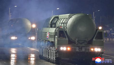 Kim Jong Un Unveils North Koreas ‘strongest Nuclear Weapon At Parade