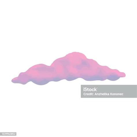 흰색 배경에 고립 된 리얼리즘의 클라우드 벡터 일러스트레이션 0명에 대한 스톡 벡터 아트 및 기타 이미지 0명 3차원 형태 경관 Istock