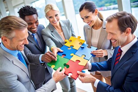 premium photo fostering unity and collaboration teamwork in the office