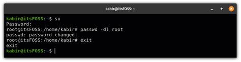 Set And Unset Root Password In Ubuntu