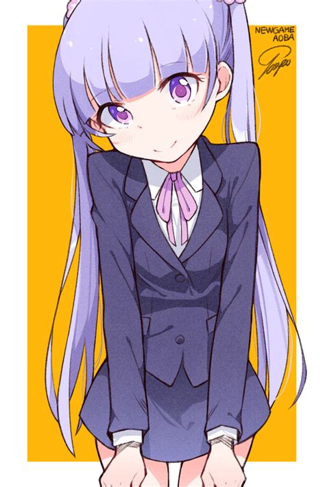 Suzukaze Aoba New Game Drawn By Tosyeo Danbooru