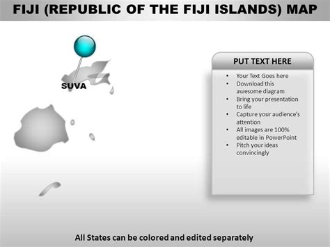 Fiji Country Powerpoint Maps Powerpoint Slide Template Presentation Templates Ppt Layout