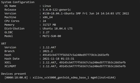 On Vck5000 When I Run Unittests01memoryreadwrite Unit Test Find These Errors · Issue 135