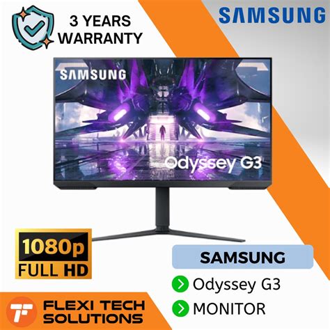 SAMSUNG Odyssey G Gaming Monitor X Full HD Hz Flexi Tech
