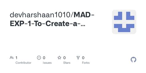 Github Devharshaan1010mad Exp 1 To Create A Helloworld Activity