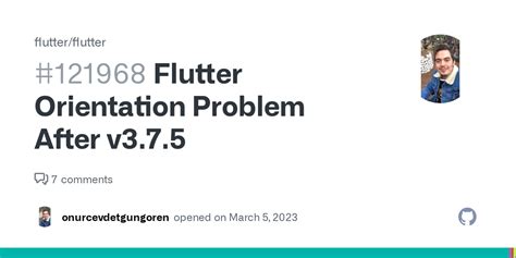 Flutter Orientation Problem After V375 · Issue 121968 · Flutter