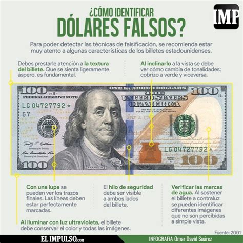 Infografíaimp ¿cómo Identificar Dólares Falsos El Impulso