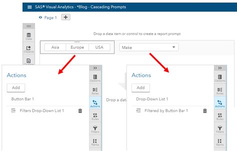 Cascading Prompts As Report And Page Prompts In Sas Visual Analytics