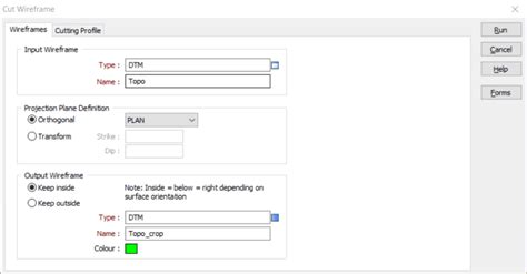 How To Clip Wireframe In Micromine Gis Tutorial