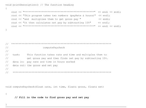 Solved Lesson 61b Lab 63 Introduction To Pass By Reference