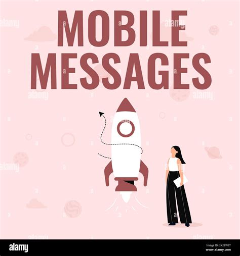 Writing Displaying Text Mobile Messages Business Approach The Act Of