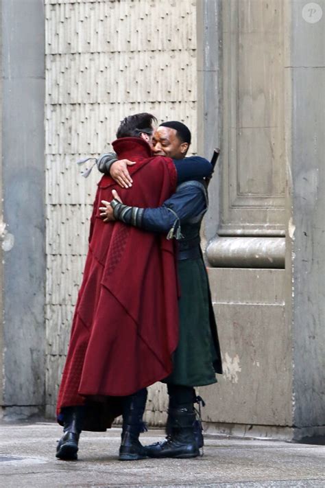 Photo Benedict Cumberbatch Et Chiwetel Ejiofor Tournage Du Film