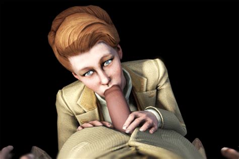 Rule 34 3d Animated Bioshock Bioshock Infinite Fellatio Female Fugtrup Human Male Oral Robert