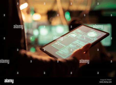 Access Granted Message On Digital Tablet Screen Successful Password