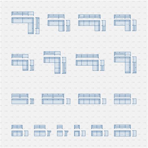 Download Cad Dynamic Blocks And Vector Modular Sofa Cadasbuilt Cadasbuilt
